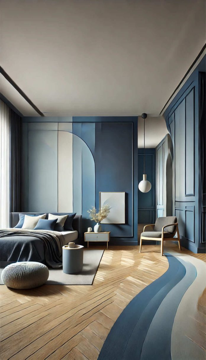 25+ Gorgeous Navy Blue Accent Wall Ideas That Add Depth and Style (2024)