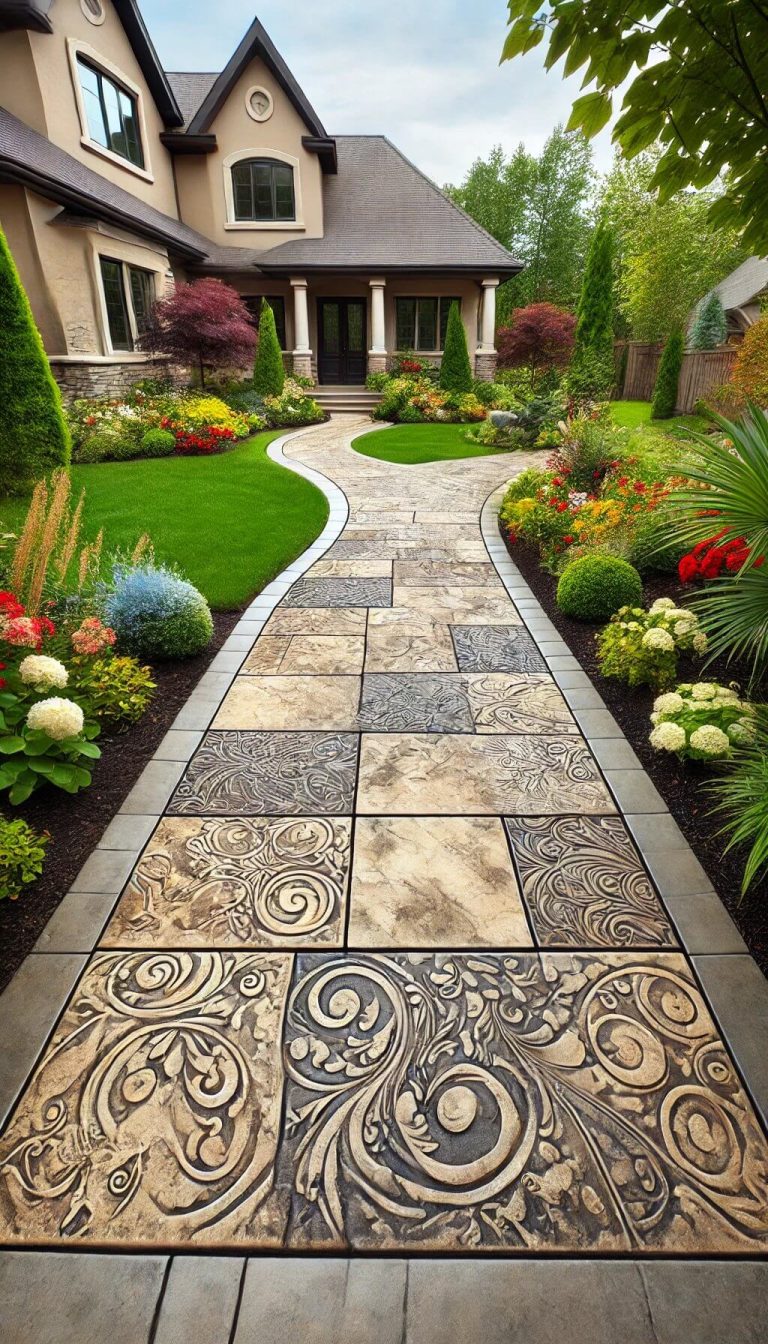 20 Creative Front Walkway Ideas for an Enchanting Entrance (2024)
