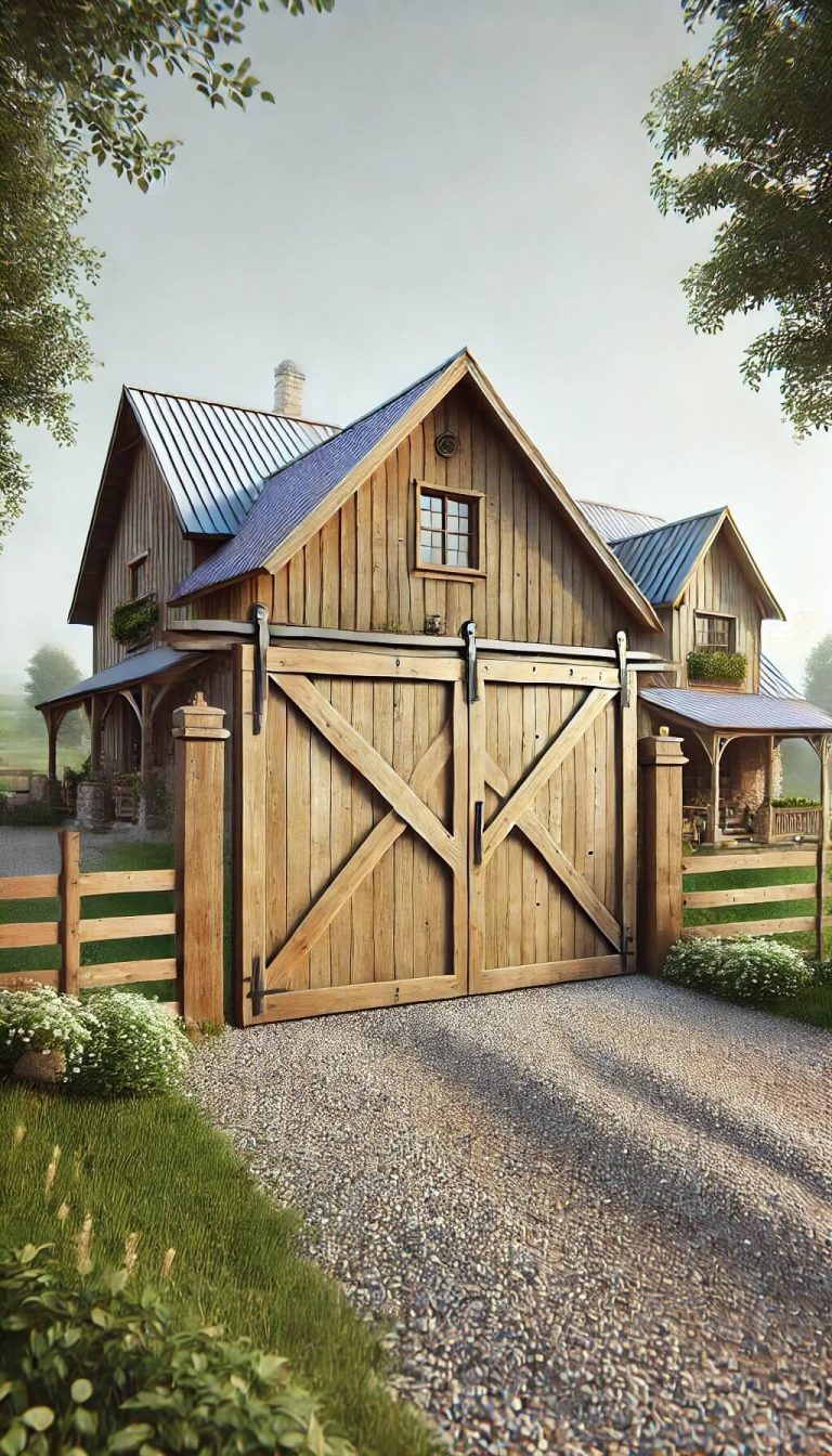 15 Elegant Wood Driveway Gate Ideas to Impress Your Neighbors (2024)