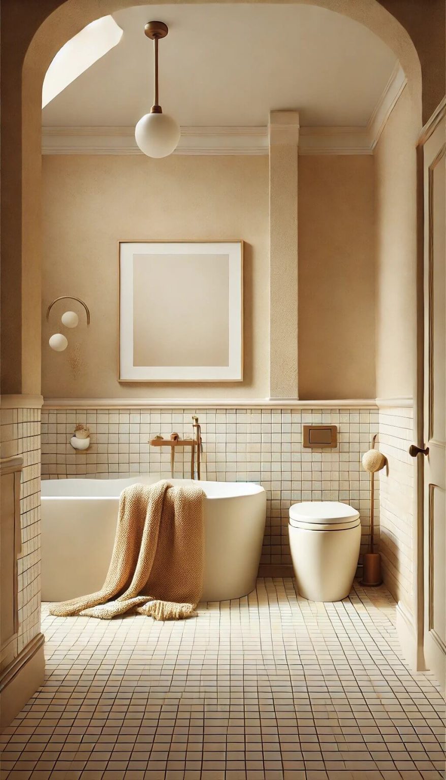 15 Elegant Wall Colors for White Tile Bathrooms to Try Now (2024)