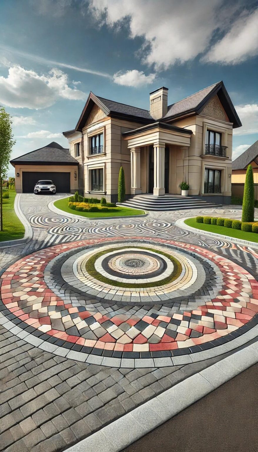 20 Stunning Circular Driveway Ideas to Transform Your Home's Entry (2024)