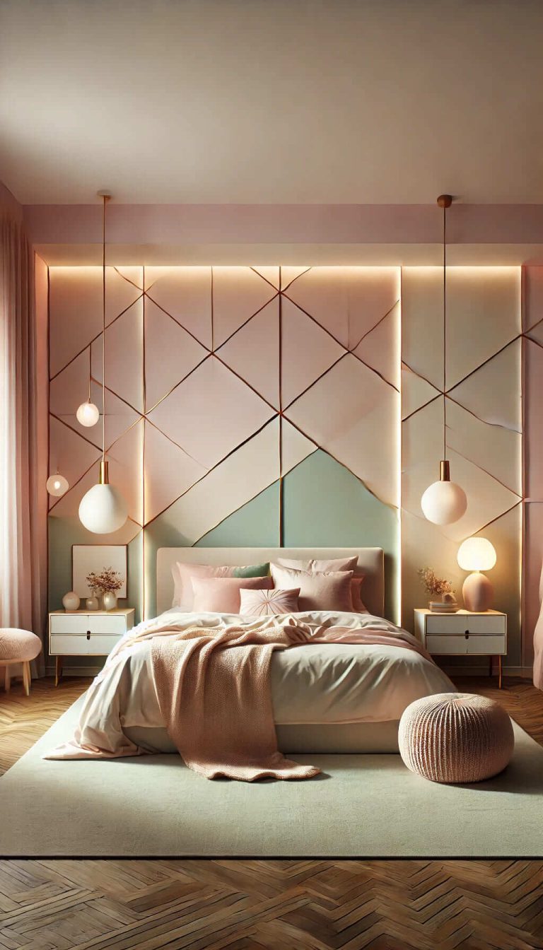 25+ Elegant Geometric Accent Wall Ideas to Make Any Room Stand Out (2024)