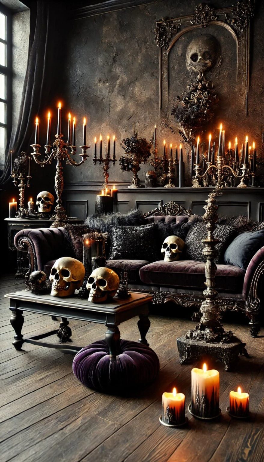 75 Spooktacular Halloween Living Room Ideas to Wow Your Guests (2024)