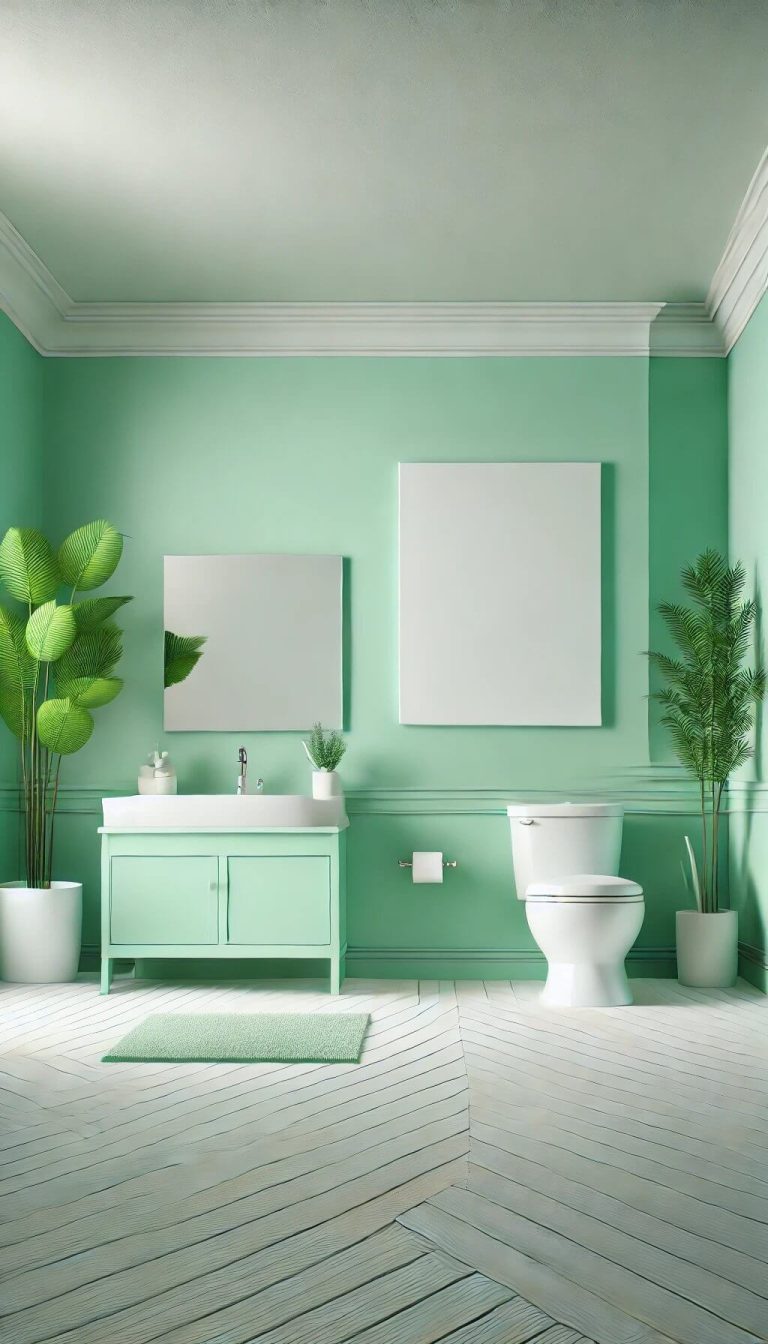 15 Elegant Wall Colors for White Tile Bathrooms to Try Now (2024)