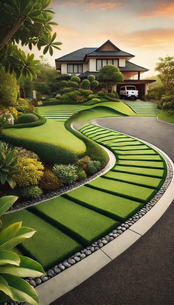 20+ Creative Grass Driveway Ideas to Maximize Your Green Space (2024)