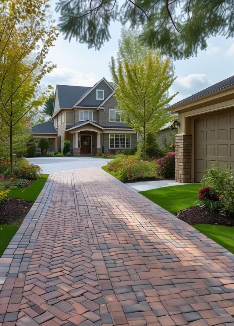 20 Unique Herringbone Driveway Ideas to Boost Your Curb Appeal (2024)