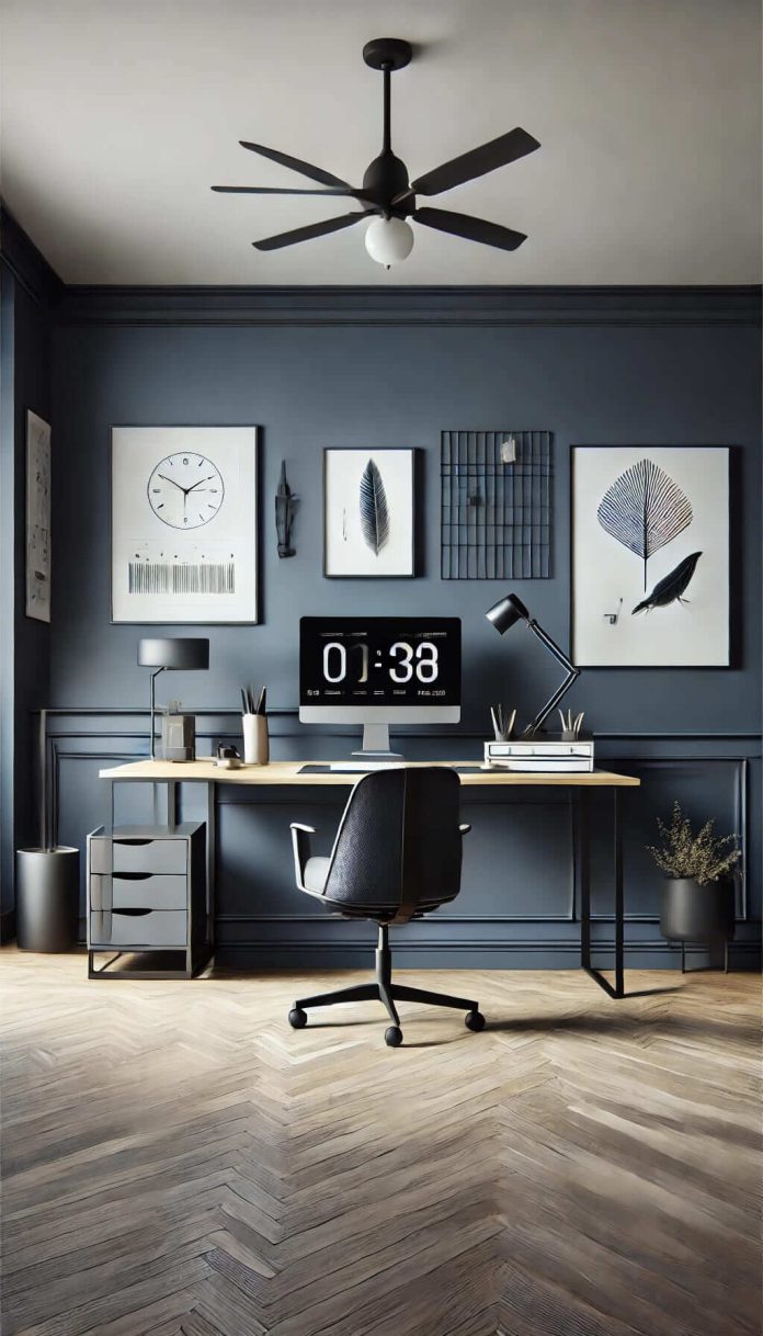 25+ Gorgeous Navy Blue Accent Wall Ideas That Add Depth and Style (2024)