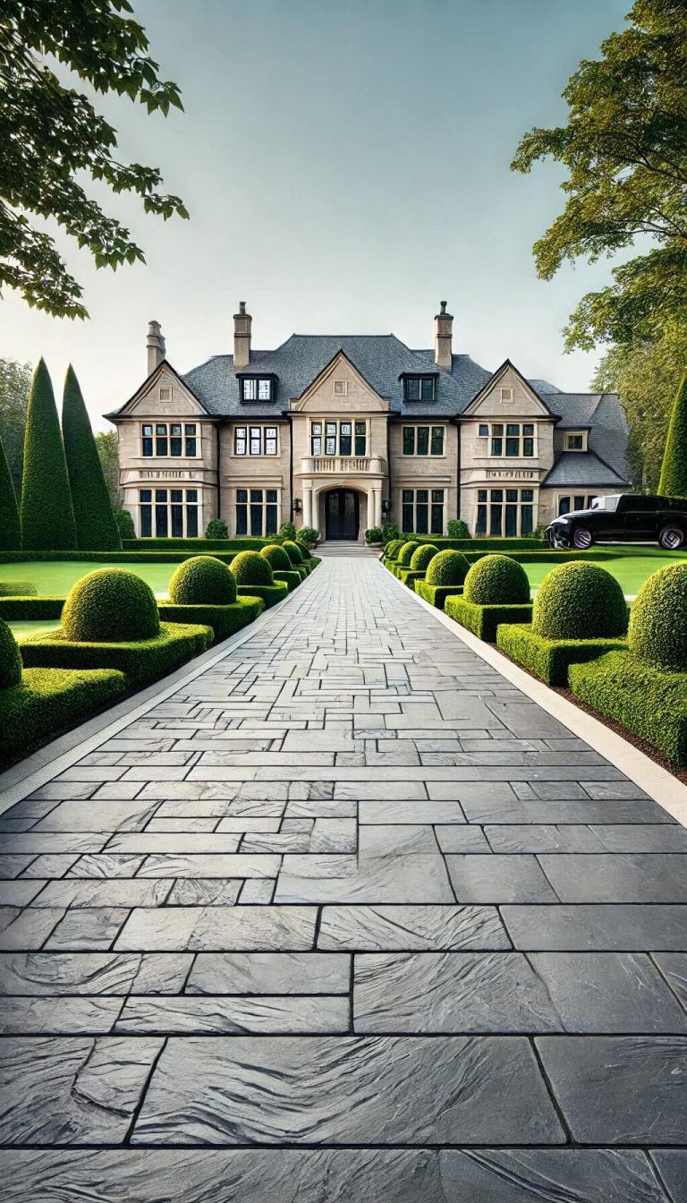 20+ Gorgeous Stone Driveway Ideas to Elevate Your Curb Appeal (2024)