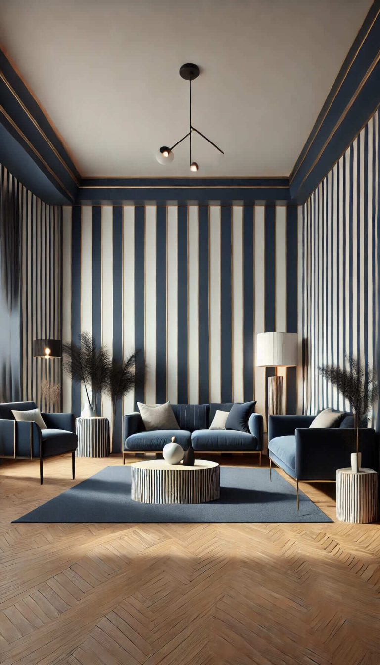 25+ Gorgeous Navy Blue Accent Wall Ideas That Add Depth and Style (2024)