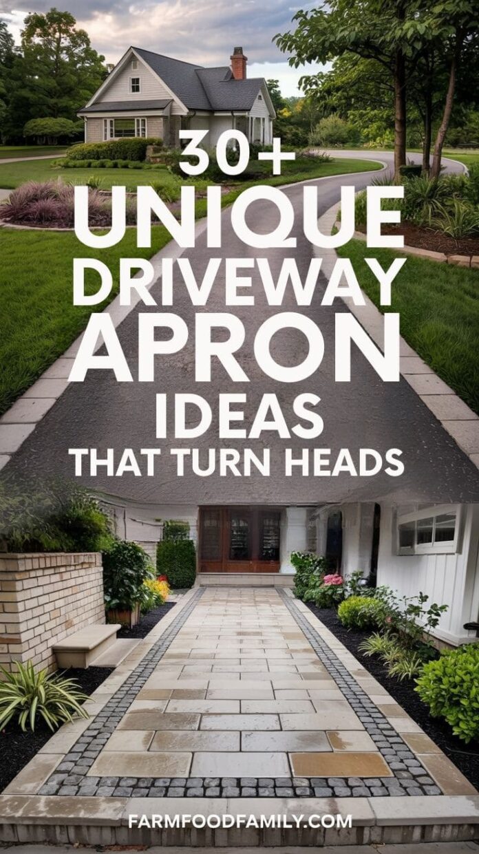 20+ Stunning Driveway Apron Ideas to Transform Your Home's Entry (2026)