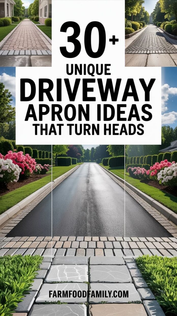 20+ Stunning Driveway Apron Ideas to Transform Your Home's Entry (2025)