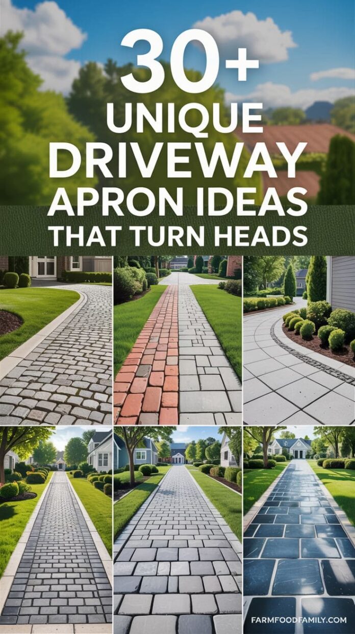 20+ Stunning Driveway Apron Ideas to Transform Your Home's Entry (2025)