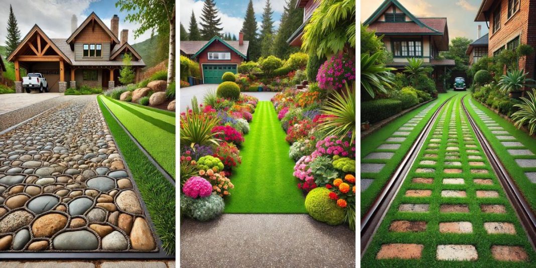 20+ Creative Grass Driveway Ideas to Maximize Your Green Space (2024)