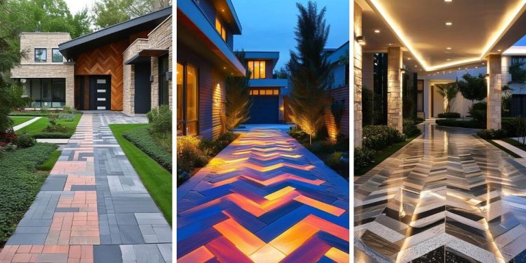 20 Unique Herringbone Driveway Ideas to Boost Your Curb Appeal (2024)