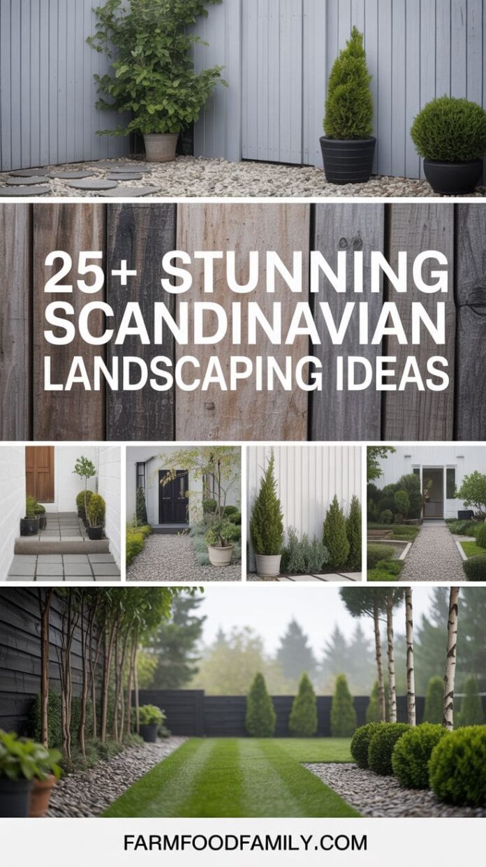 25+ Stunning Scandinavian Landscaping Ideas That Will Transform Your ...