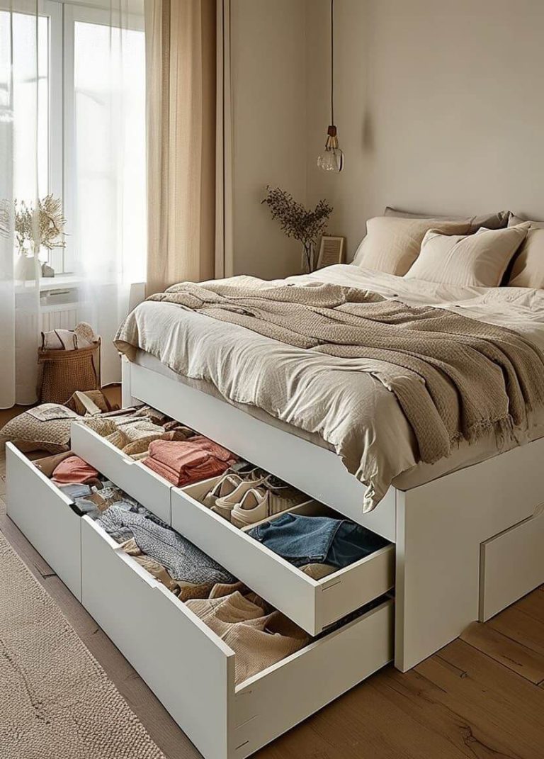 Top 8 Bedroom Storage Solutions for Small Spaces - FarmFoodFamily