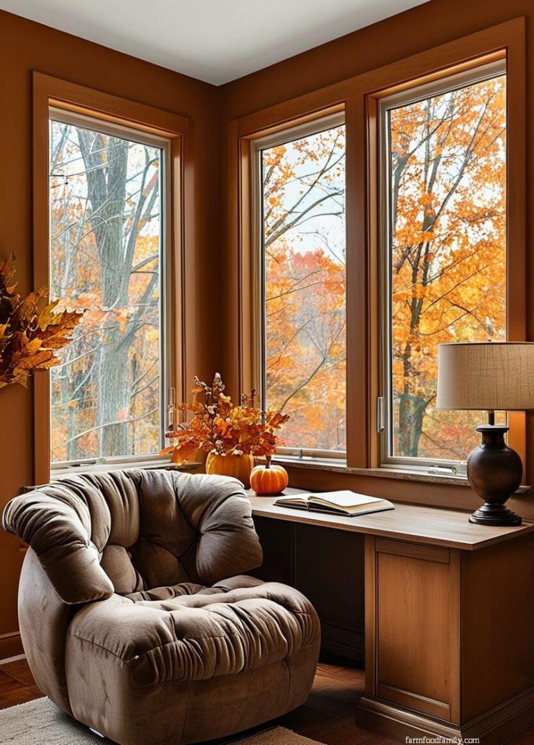 30 Cozy Fall Home Office Ideas That Will Boost Your Productivity (2024)