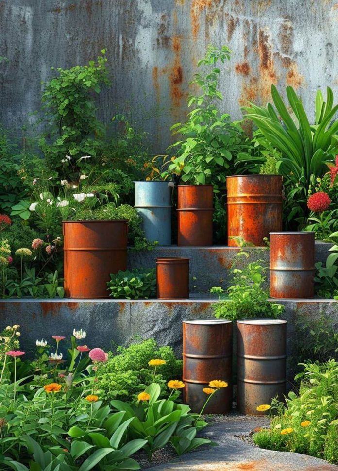 25+ Simple Industrial Garden Ideas That Instantly Upgrade Your Yard (2024)