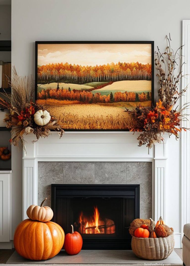 30 Cozy Fall Fireplace Decor Ideas for a Perfect Autumn Vibe (2024)