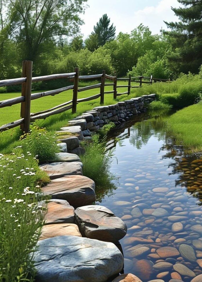 25 Gorgeous River Rock Edging Ideas That Transform Your Landscape (2024)