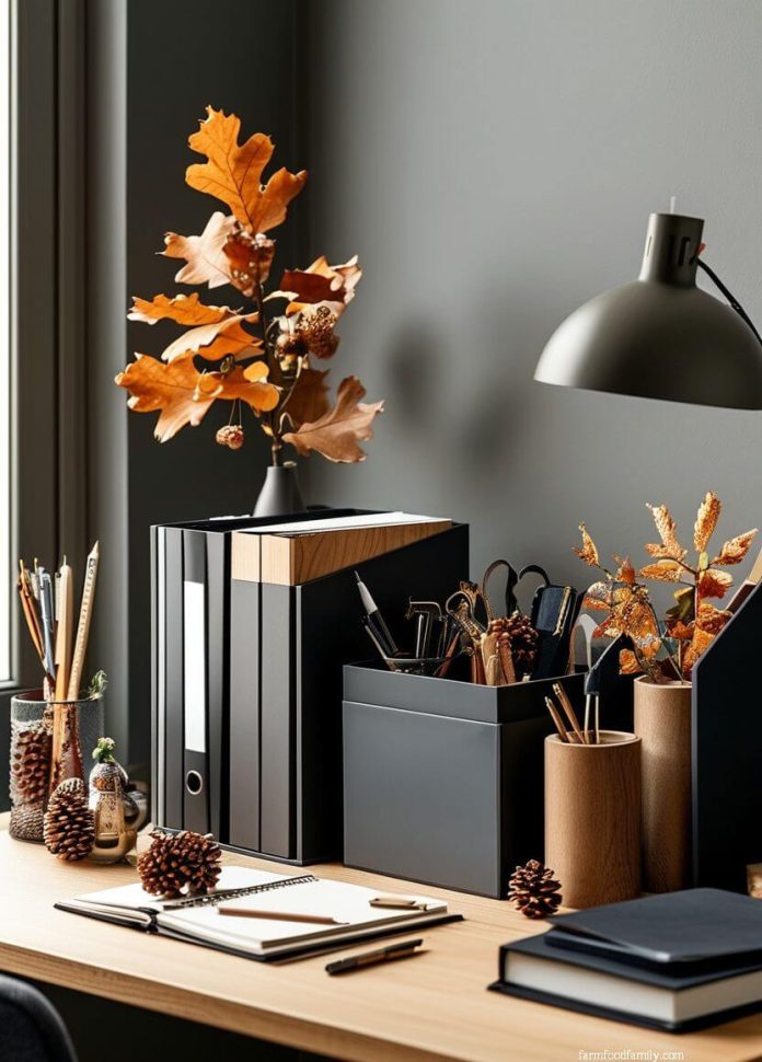 30 Cozy Fall Home Office Ideas That Will Boost Your Productivity (2024)