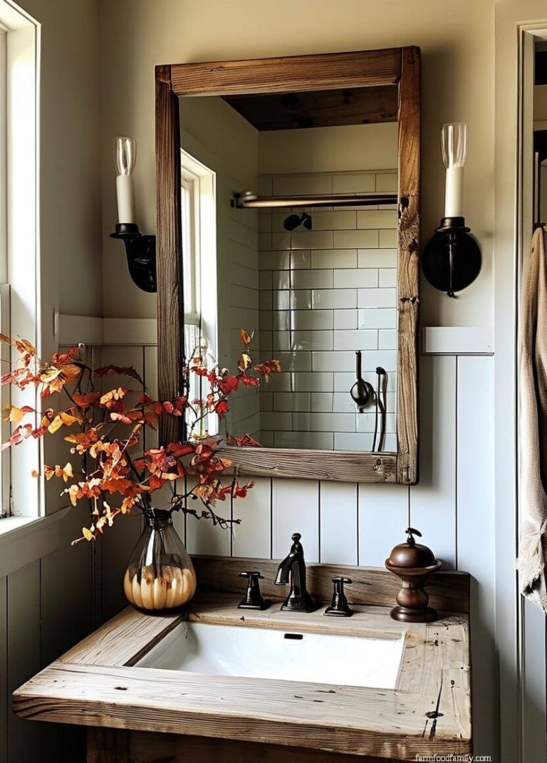 30 Stylish Fall Bathroom Decor Ideas to Upgrade Your Space Today (2024)