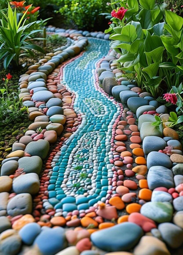 25 Gorgeous River Rock Edging Ideas That Transform Your Landscape (2024)