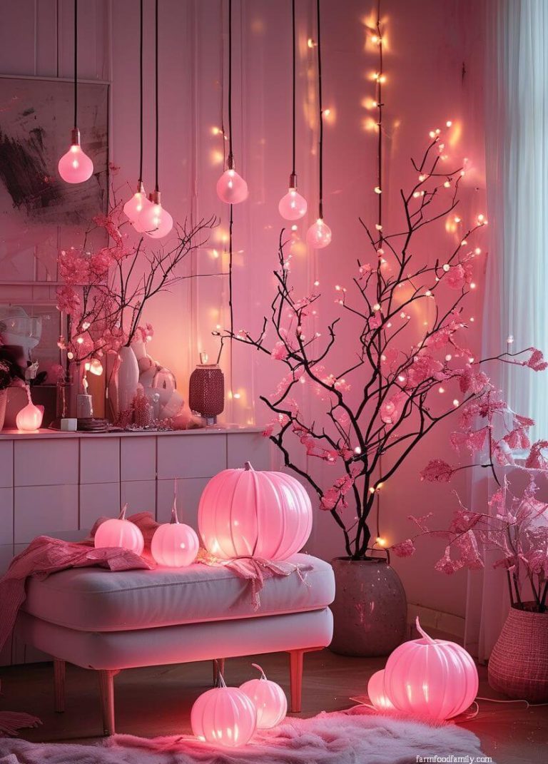 20 Glamorous Pink Halloween Decor Ideas to Refresh Your Fall Look (2024)