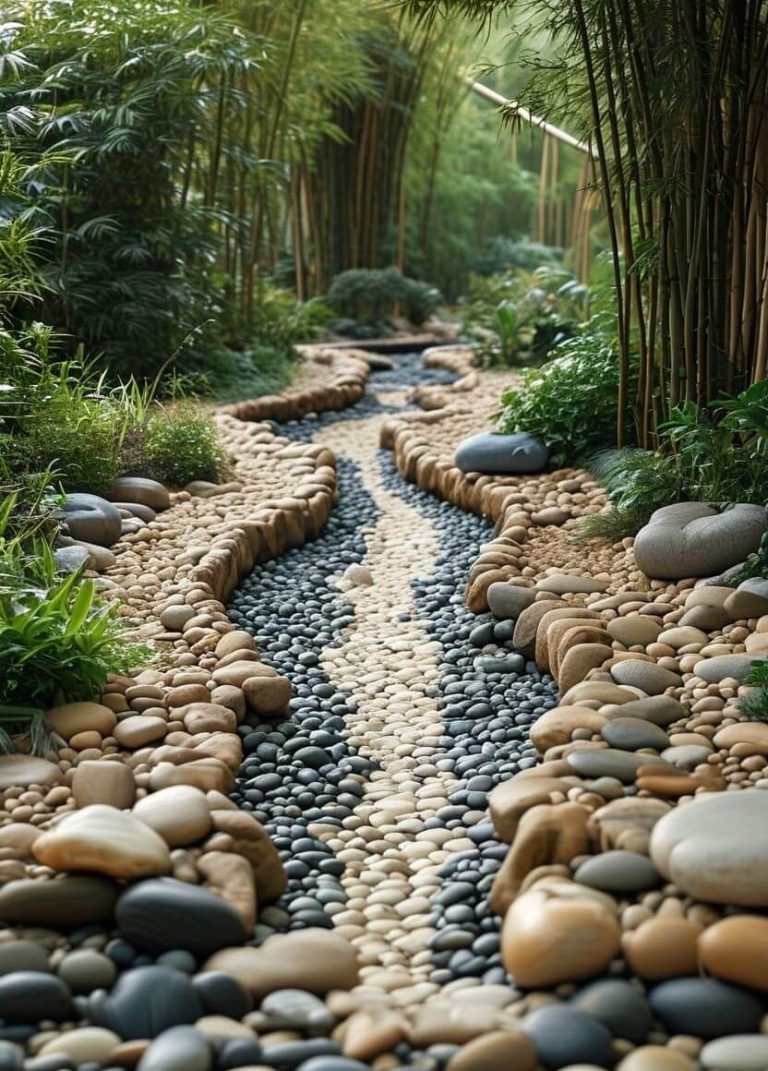 25 Gorgeous River Rock Edging Ideas That Transform Your Landscape (2024)