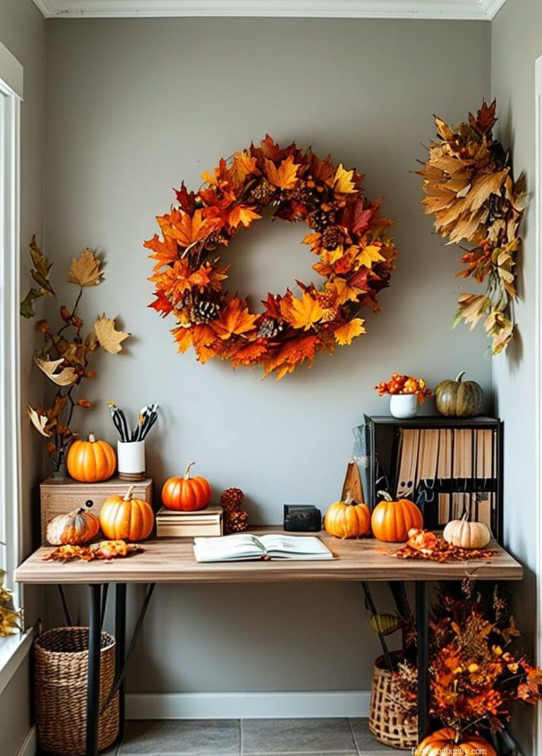 30 Cozy Fall Home Office Ideas That Will Boost Your Productivity (2024)