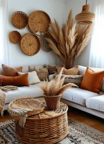 25 Stunning Boho Fall Living Room Decor Ideas for a Vibrant Autumn Look ...