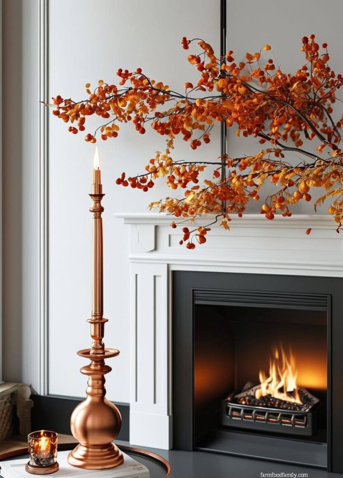 30 Cozy Fall Fireplace Decor Ideas for a Perfect Autumn Vibe (2024)