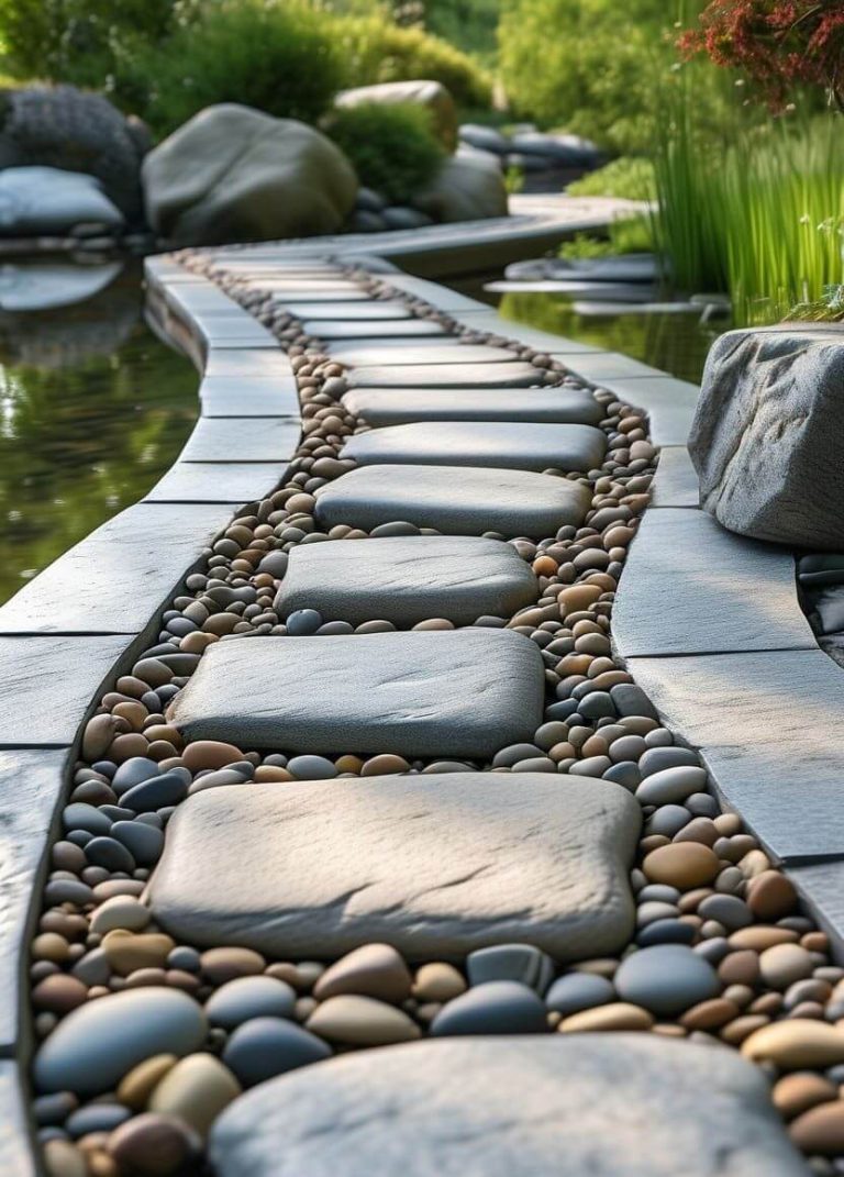 25 Gorgeous River Rock Edging Ideas That Transform Your Landscape (2024)
