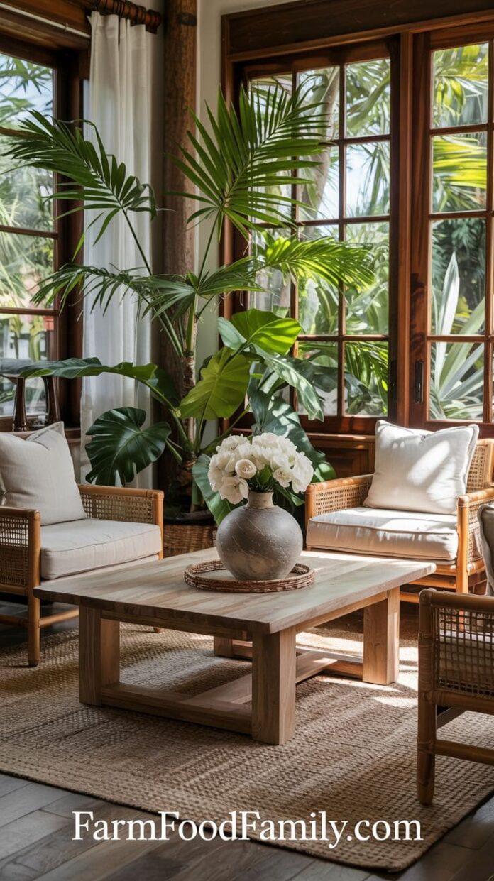 30 Gorgeous Tropical Chic Decor Ideas for a Relaxing Retreat (2026)