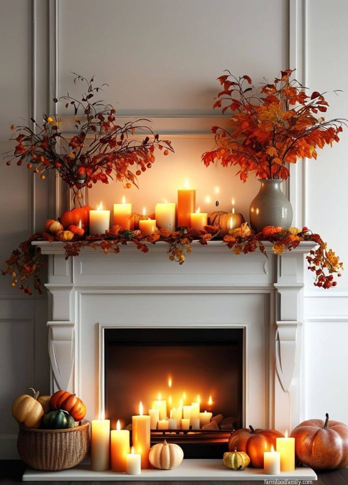 30 Cozy Fall Fireplace Decor Ideas for a Perfect Autumn Vibe (2024)