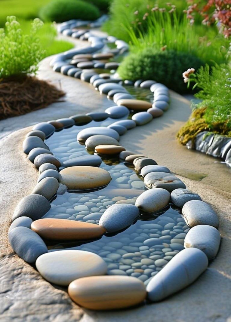 25 Gorgeous River Rock Edging Ideas That Transform Your Landscape (2024)