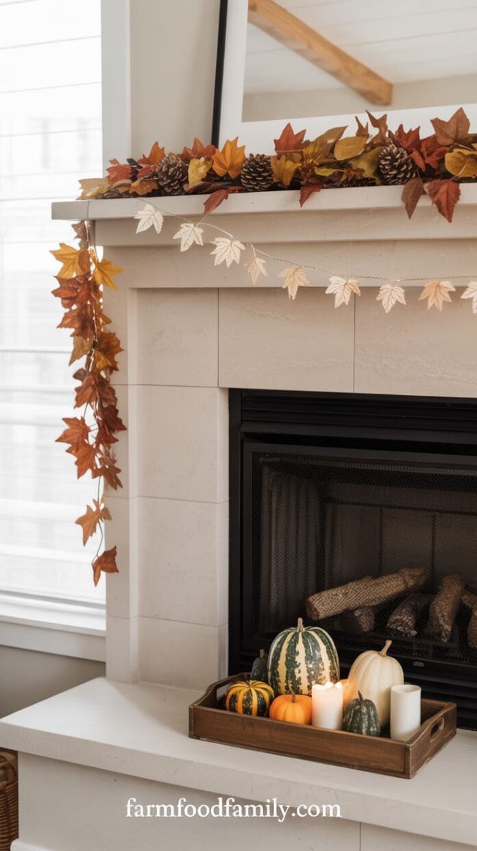 30 Cozy Fall Fireplace Decor Ideas for a Perfect Autumn Vibe (2025)
