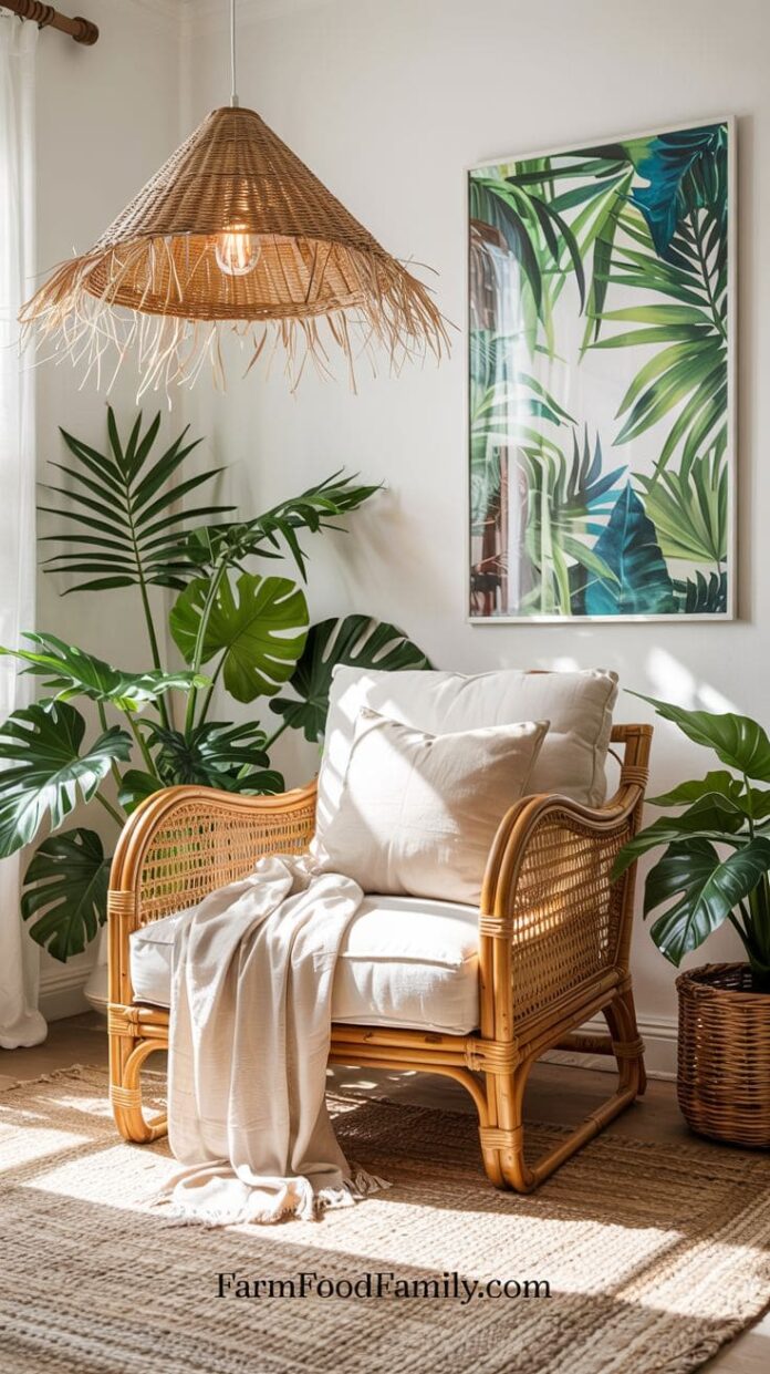 30 Gorgeous Tropical Chic Decor Ideas for a Relaxing Retreat (2025)