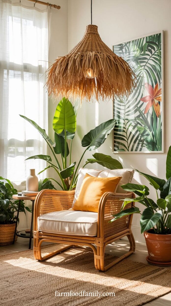 30 Gorgeous Tropical Chic Decor Ideas for a Relaxing Retreat (2026)