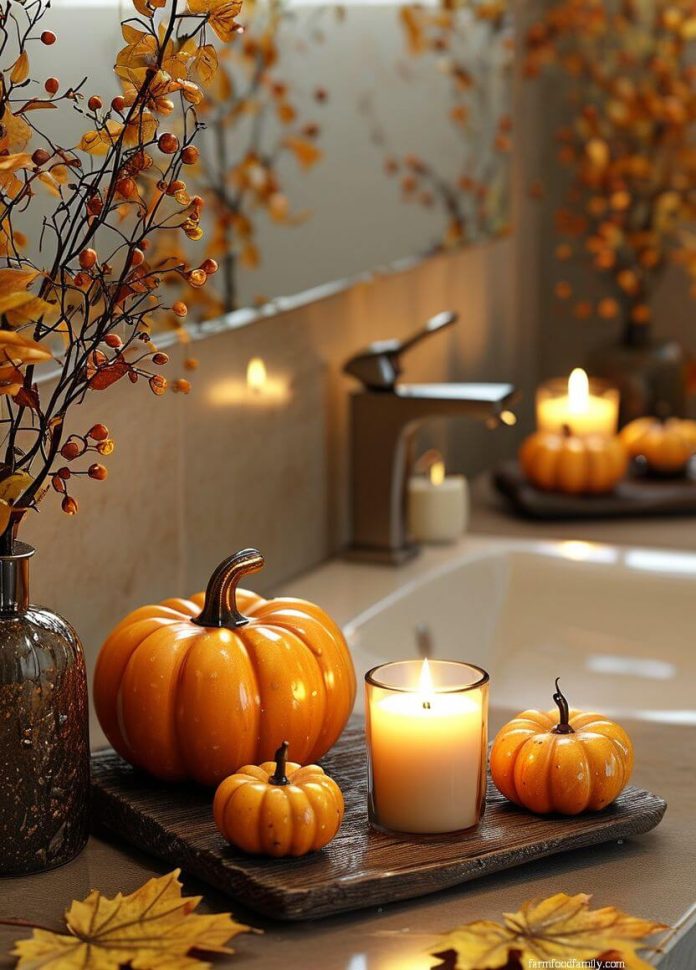 30 Stylish Fall Bathroom Decor Ideas to Upgrade Your Space Today (2024)