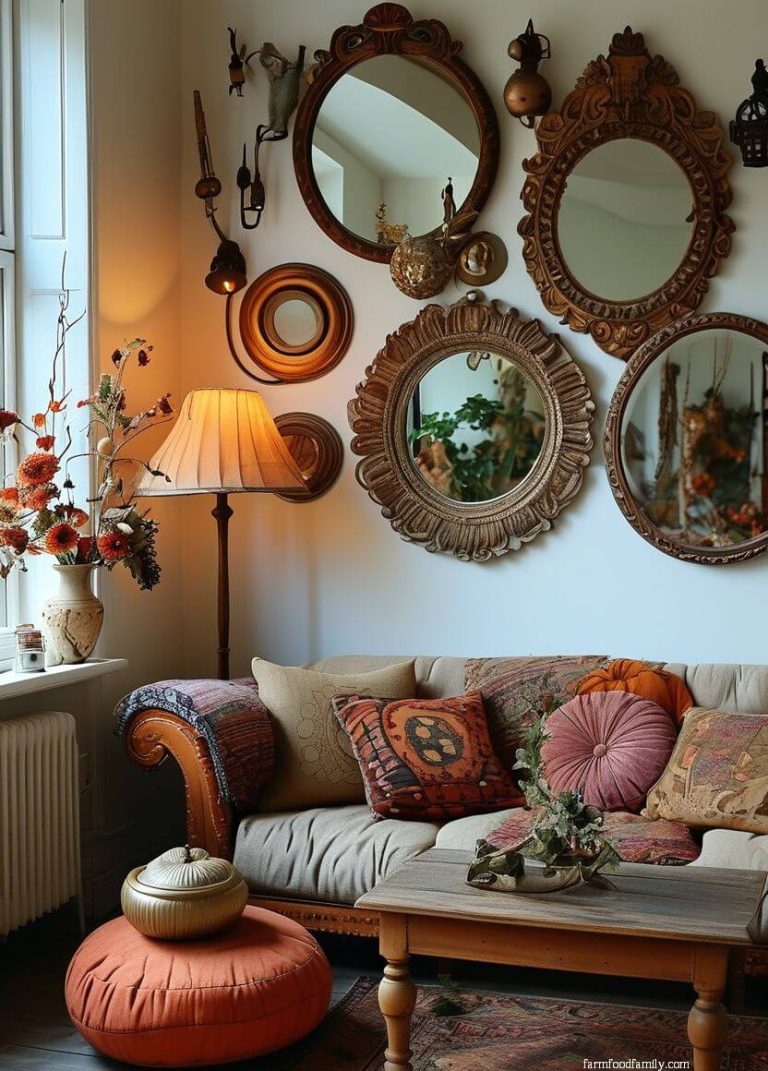 25 Stunning Boho Fall Living Room Decor Ideas for a Vibrant Autumn Look ...