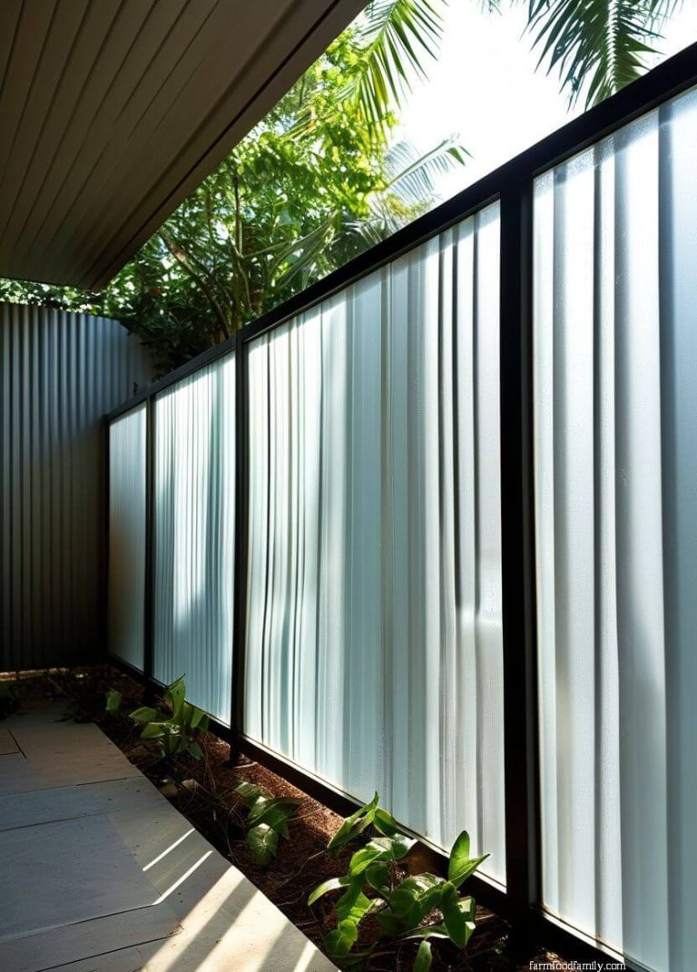 20 Stunning Corrugated Metal Fence Ideas That Will Transform Your Yard ...