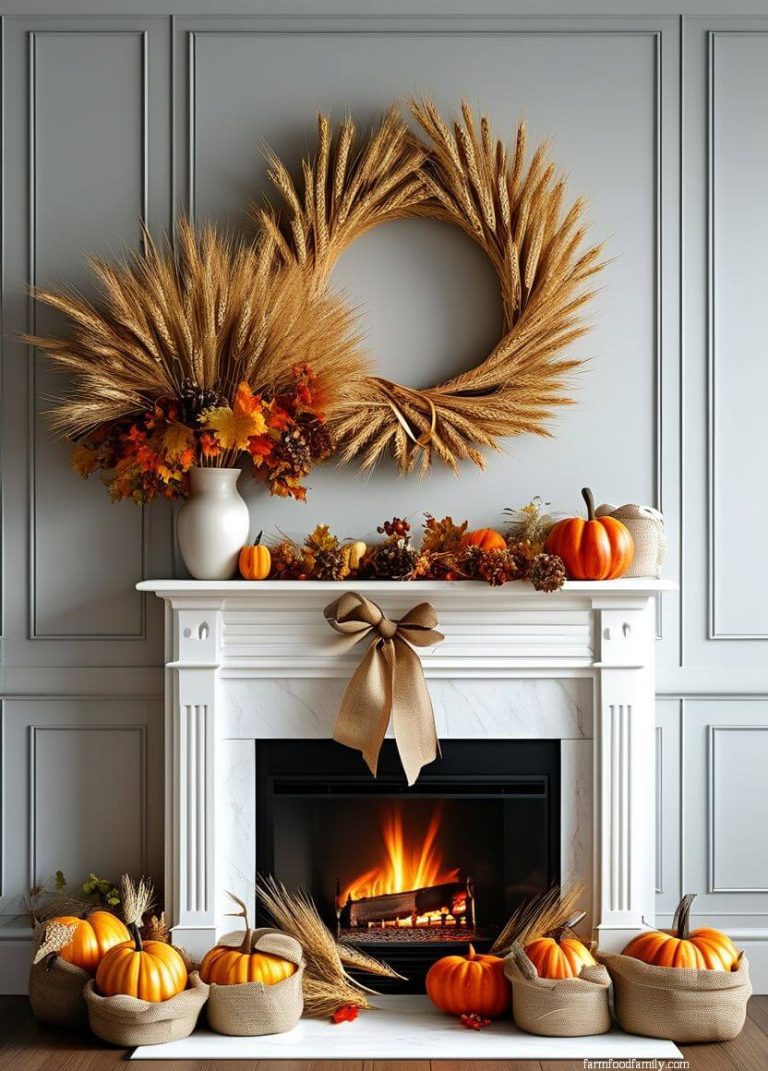 30 Cozy Fall Fireplace Decor Ideas for a Perfect Autumn Vibe (2024)
