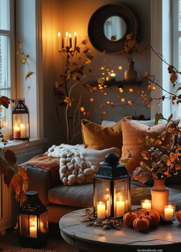 25 Stunning Boho Fall Living Room Decor Ideas for a Vibrant Autumn Look ...