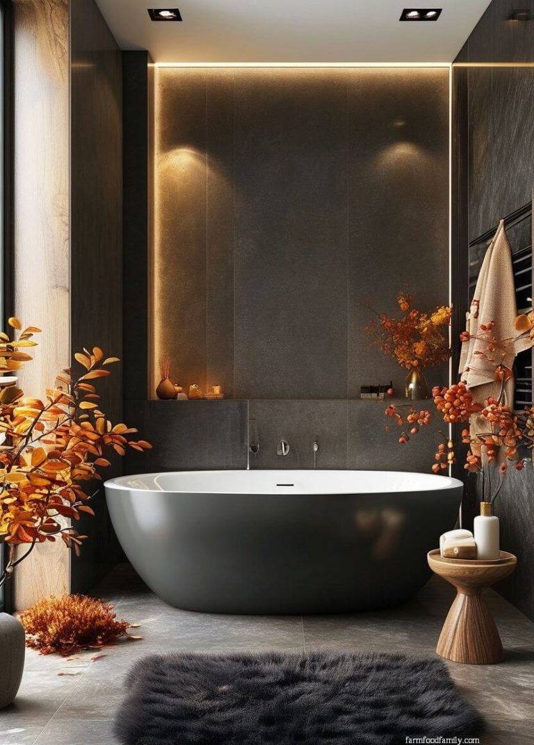 30 Stylish Fall Bathroom Decor Ideas to Upgrade Your Space Today (2024)