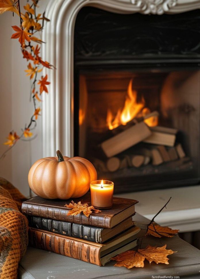 30 Cozy Fall Fireplace Decor Ideas for a Perfect Autumn Vibe (2024)