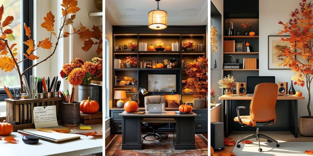 30 Cozy Fall Home Office Ideas That Will Boost Your Productivity (2024)
