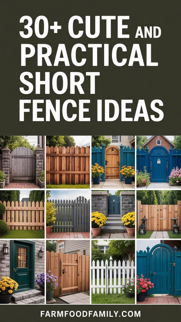 30 Stunning Short Fence Ideas That Will Transform Your Yard (2026)
