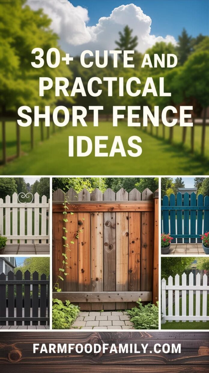 30 Stunning Short Fence Ideas That Will Transform Your Yard (2025)