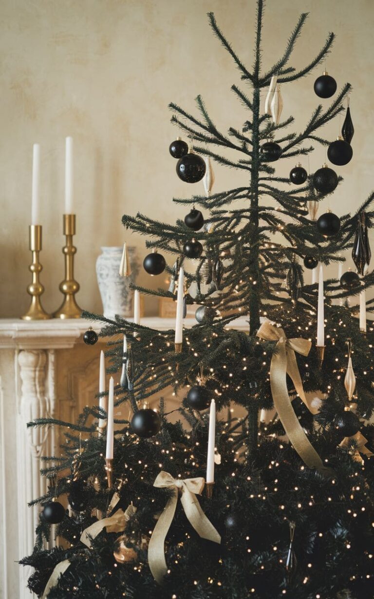 40+ Elegant Black Christmas Tree Ideas You’ll Love This Holiday (2025)